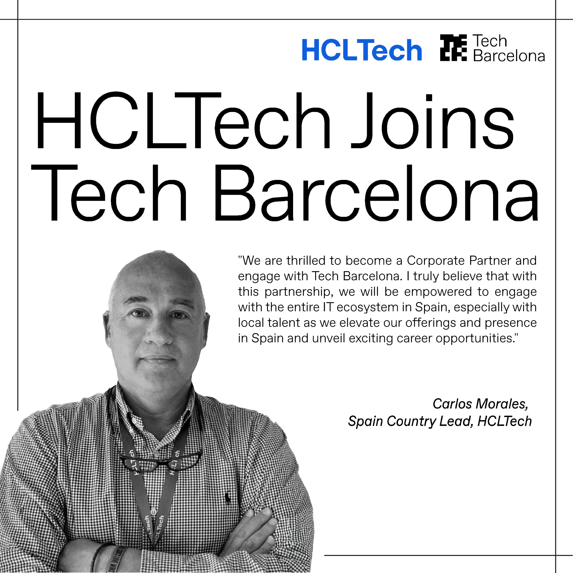 HCLTech joins Tech Barcelona - Tech Barcelona
