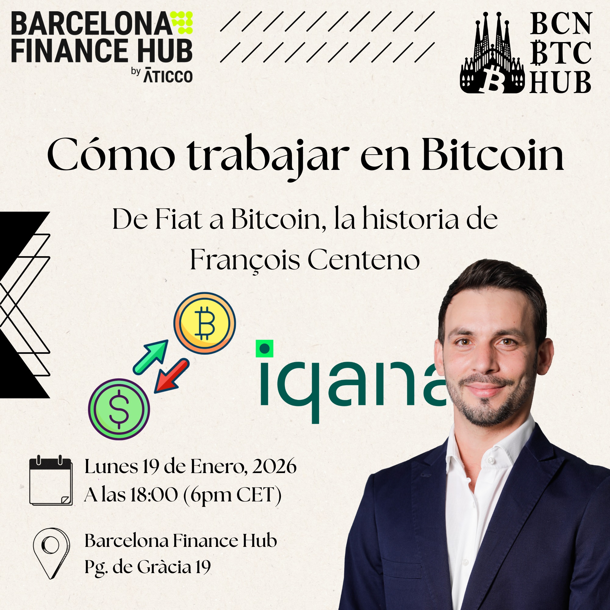 Cómo trabajar en Bitcoin: de FIAT a Bitcoin con François Centeno - Tech ...